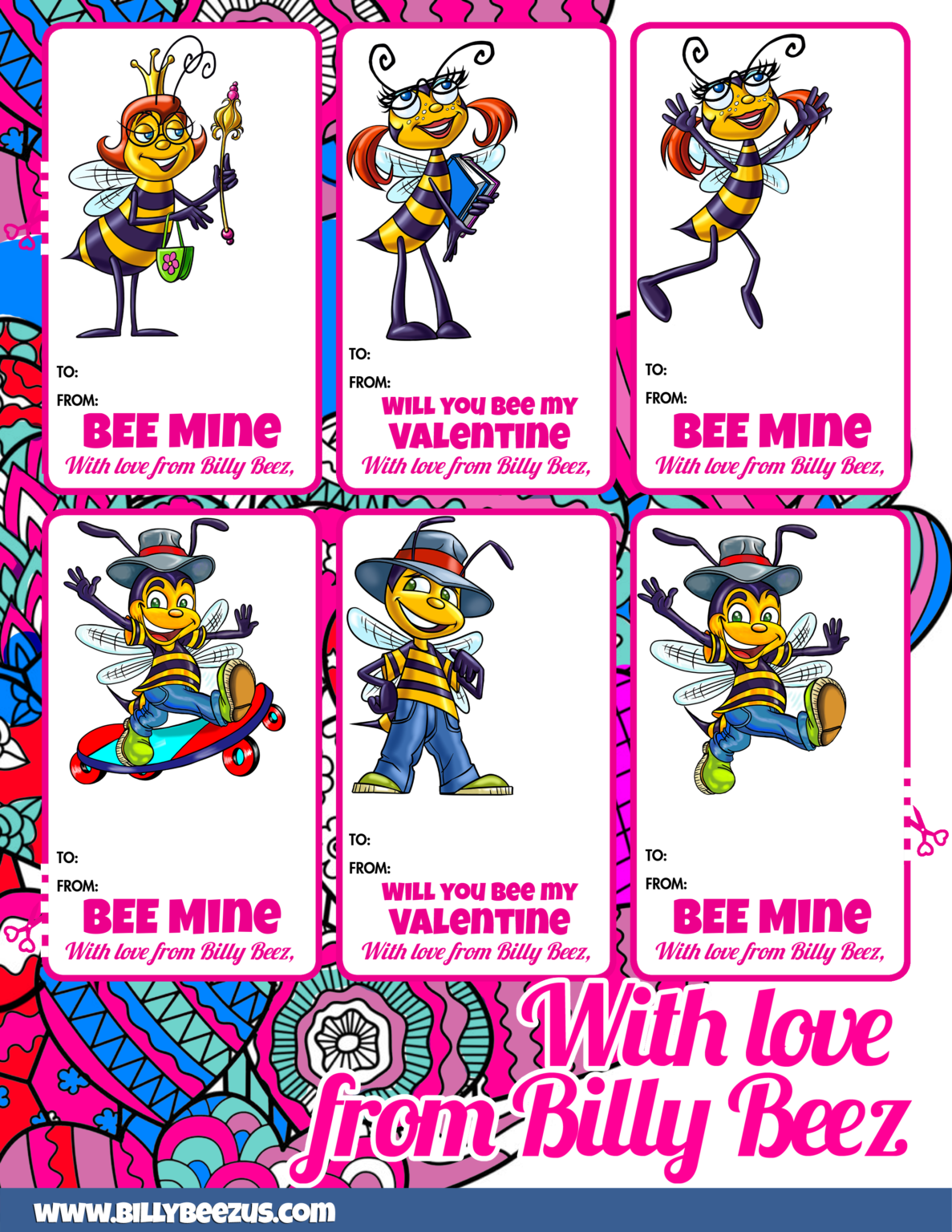 Billy's Coloring Packets - Billy BeezBilly Beez