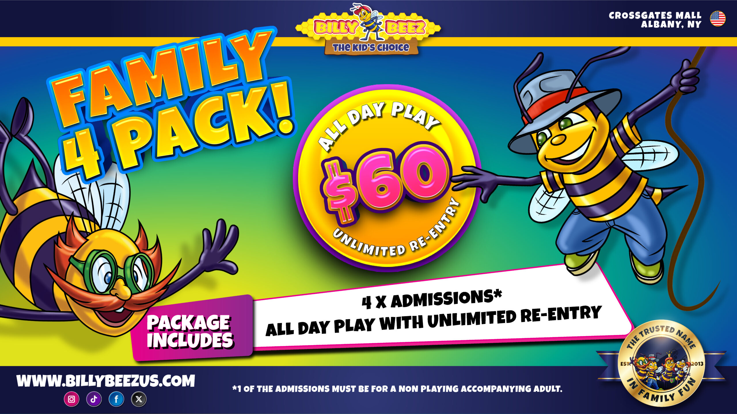 Family 4 Pack - Billy BeezBilly Beez